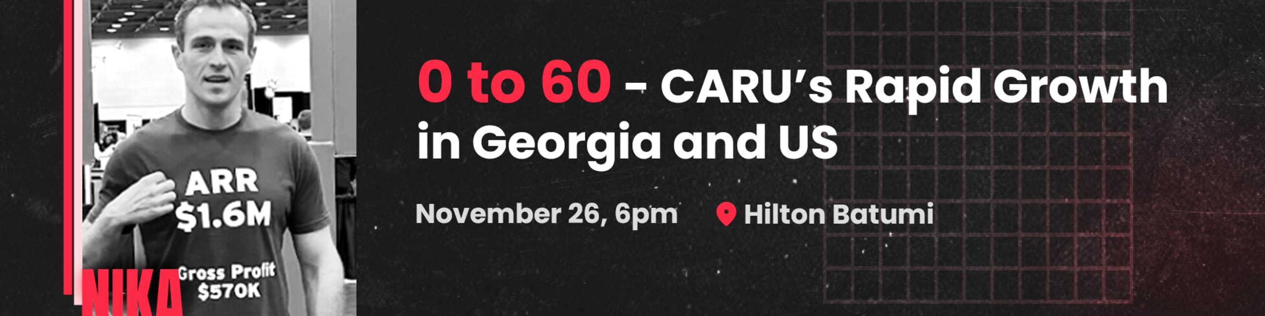 See CARU Founder Nika Abashidze @ Startup Grind Batumi! at Startup Grind Batumi